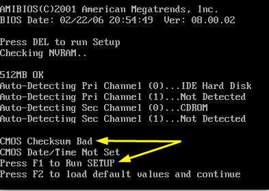 Cmos checksum error چیست؟ | ⚡ راه حل موثر
